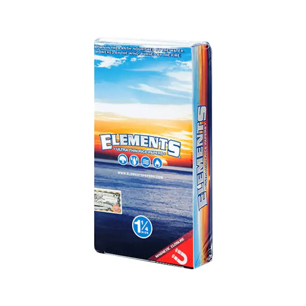 Elements Cigarette Rolling Papers 25CT 1 1/4 Size | NEPA Wholesale