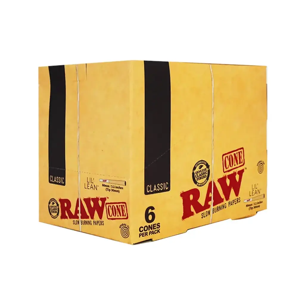Raw Classic Cone Lil' Lean 24 Packs Per Pack | NEPA Wholesale