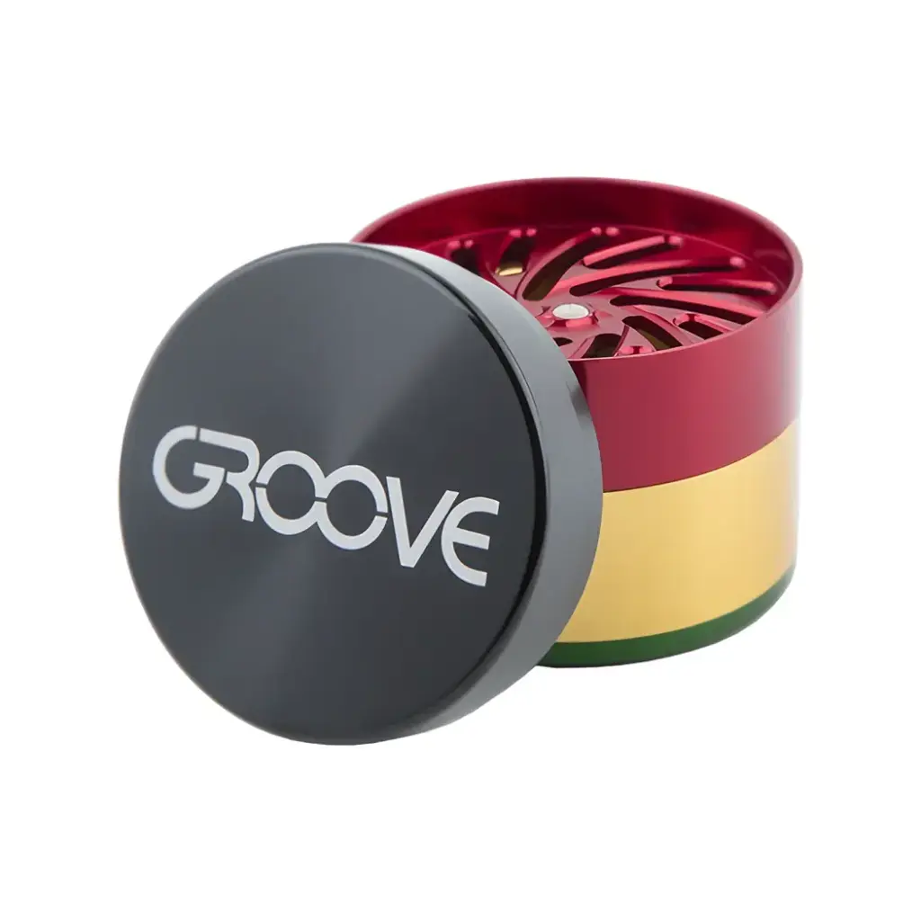 Groove Grinder Set 1Ct Rasta | NEPA Wholesale