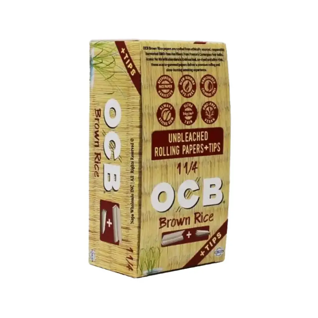 OCB Brown Rice Papers & Tips | NEPA Wholesale